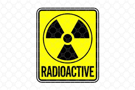 Radioactive Sign Svg Warning Sign 009 Graphic By