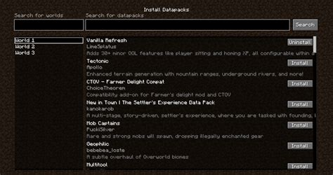 Datapack Downloader Minecraft Mod