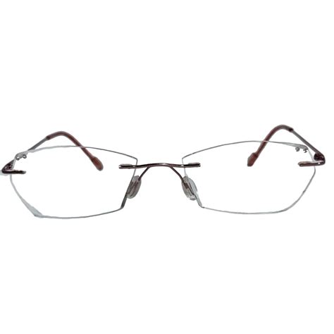 Luxury Pink Rimless Hexagonal Glasses With Design Stone Glasses India Online