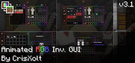 Animated RGB GUI Minecraft Addon