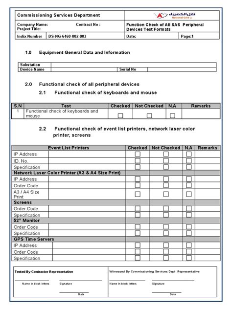Ds Ng 6460 002 003 Function Check Of All Sas Peripheral Devices Test Ds Ng 6460 002 003 Function Check Of All Sas Peripheral Devices Test