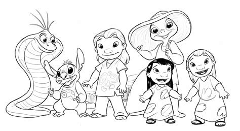 Kolorowanki Lilo I Stich 2025 13 Nauka I Zabawa
