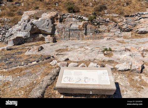 Temenos Or Sanctuary Of Artemidoros Archaeological Site Of Ancient
