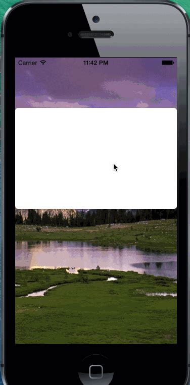 Ios Simulate An Elastic Animation With Uipangesturerecognizer Stack Overflow