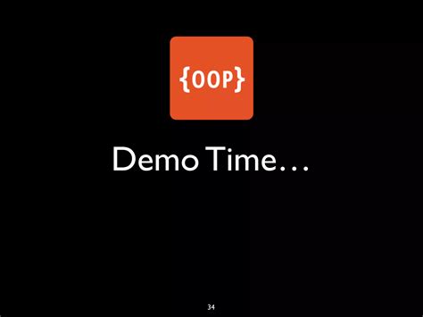 Introduction To Object Oriented Programming And Design Principles Ppt