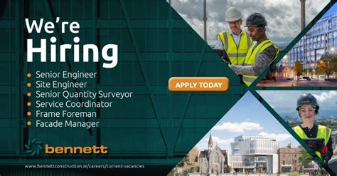 Marinela Bejan On Linkedin Current Vacancies Bennett Construction