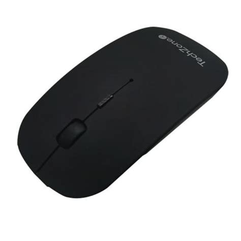 Mouse Techzone Tz18mouinamp Ng Recargable Usb Hasta 1600 Dpi Negro Incluye Mousepad Bigcom