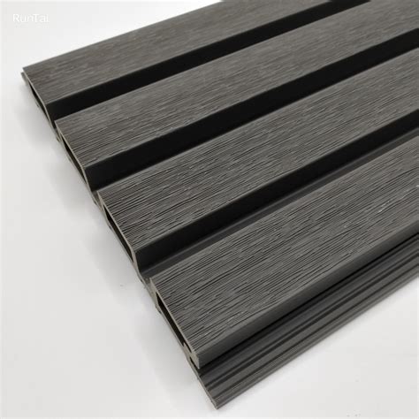 Cheap Wpc Fluted Panel Exterior Wall Cladding Wood Plastic Composite