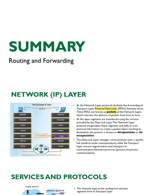 Csnetwk06routingforwardingsummary Pdf Routing Computer Network