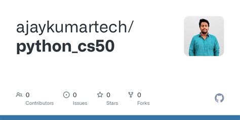 Github Ajaykumartechpythoncs50