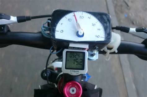 Make An “analog” Bike Speedometer With Arduino Arduino Blog