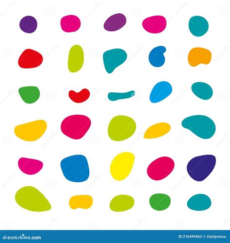 Organic Blob Seamless Pattern Stock Illustrations 1481 Organic Blob