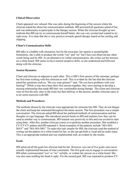 Lab Report Hd Warning Tt Undefined Function 32 Clinical Observation Client Appeared Very