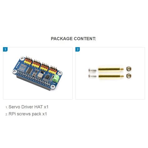 16 ch 12 bit pwm servo motor driver module shield expansion board hat