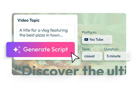 Youtube Script Generator Ai Powered Script Writing Tool Flixier
