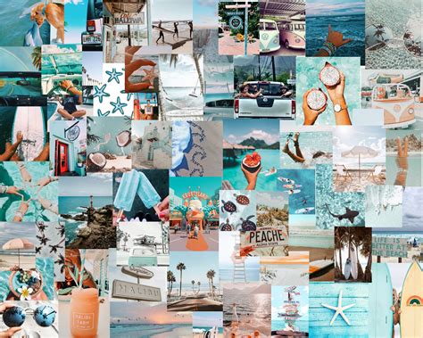 Beachy Wall Collage At Herman Genovese Blog