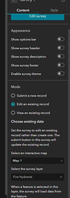 Solved Need Help With Survey123 Inside Experience Builder Esri Community