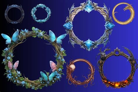 Full Token Border Frames Bundle Dnd Token Foundry Vtt Roll20 Ttrpg