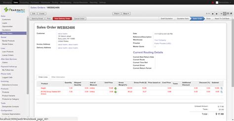 Odoo OpenERP Volusion Connector Pragmatic Techsoft
