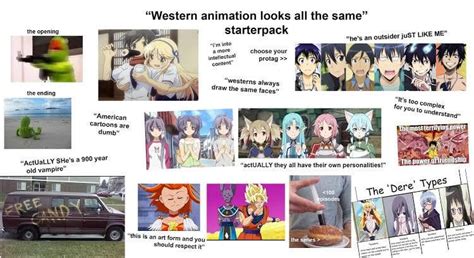 Western Animation Looks All The Same Starterpack Rstarterpacks