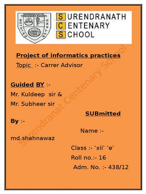pdf informatics practices project for class xii dokumen tips