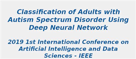 Interesting Research Topic Of Adults With Autism Spectrum Disorder