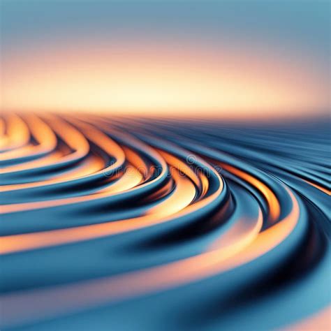 Wavy Metal Texture With Light Reflecting Off The Surface Creating Depth And Movement In A