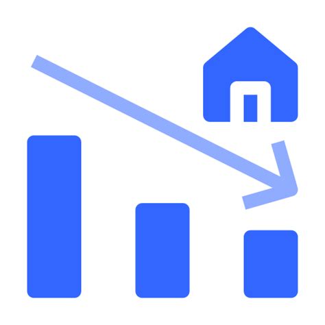 Property Decrease House Value Icon Download On Iconfinder