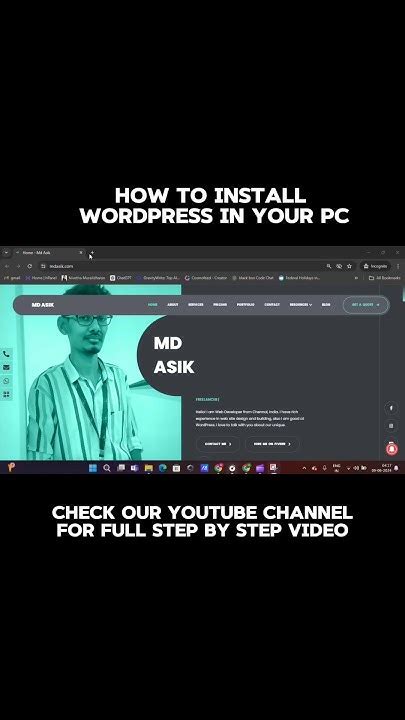 Install Wordpress On Localhost Xampp Shorts Wordpress Youtube