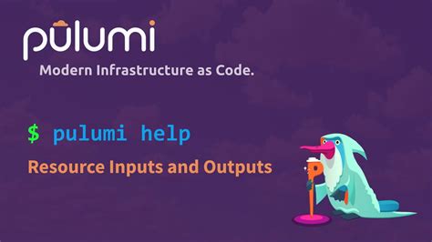 Pulumi Help Resource Inputs And Outputs Nodejs Youtube