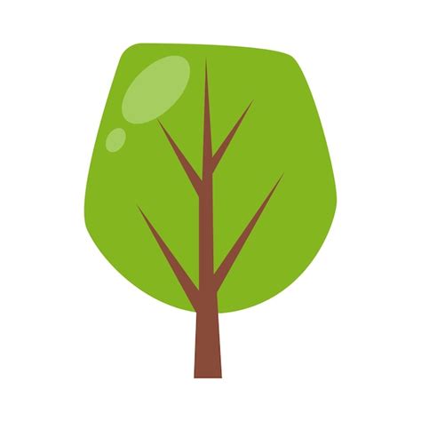 Premium Vector Tree Flat Element