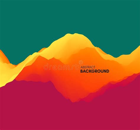 Colorful Abstract Background Dynamic Effect Futuristic Technology Style Stock Vector