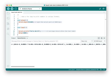 Issue With 921600 Baud Rate On Macos Ide 2x Arduino Forum