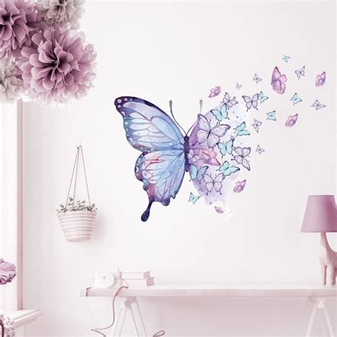 Декоративен стикер за стена Пеперуди Olele Bg