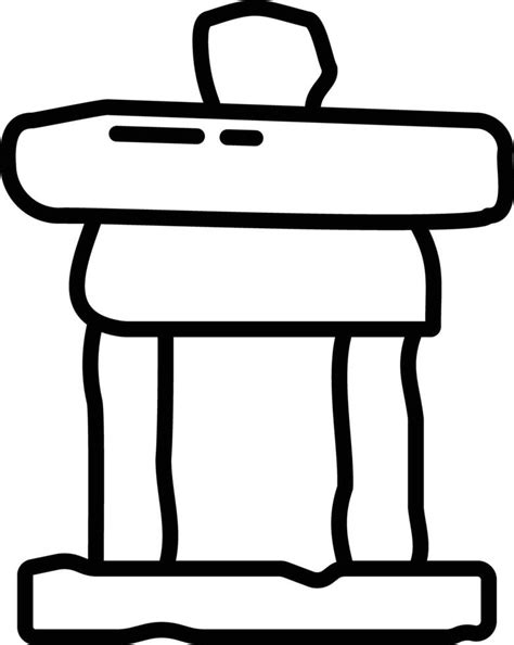 Inukshuk Clipart Download Free Inukshuk Generic Outline Color Icon