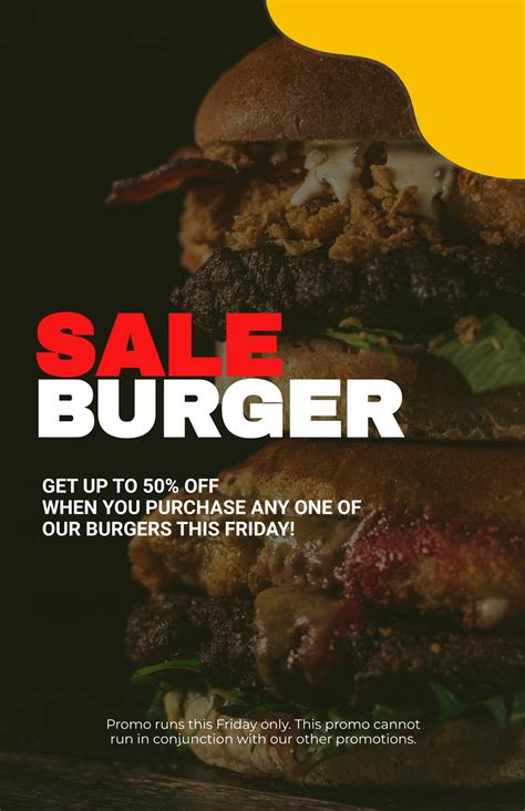 Free Food Poster Templates Editable And Printable