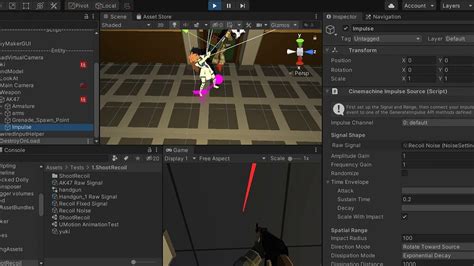 fps recoil by cinemachine impulse source unity engine unity discussions