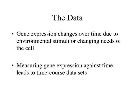 Ppt Introduction To Time Course Gene Expression Data Powerpoint
