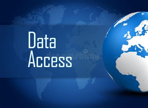 Safety Data Access Computer Network Security Accessibility And Authorization Concept Stock