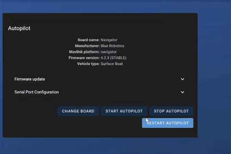 We Should Add A Firmware Restart Button In The Menu Power Menu Issue Bluerobotics