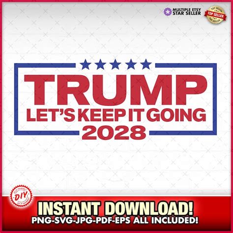 Trump 2028 Flag Etsy