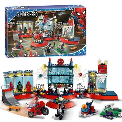 Конструктор LEGO Нападение на мастерскую паука / Деталей 502 ...