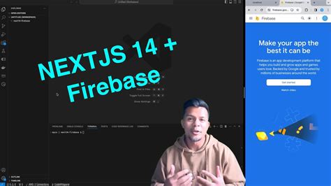 build a nextjs14 app with firebase full video youtube