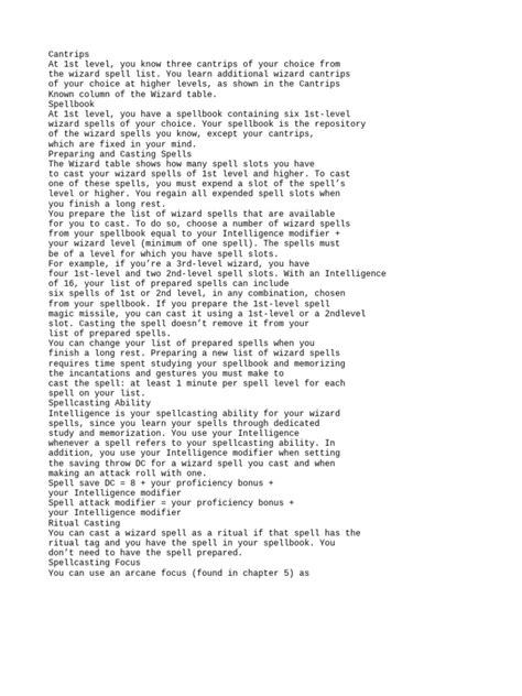 Dnd Basic Wizard 2 Pdf