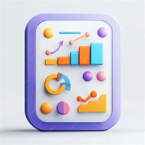3d Insights Icon Data Driven Decision Making Symbol Logo Illustration Premium Ai Generated Image