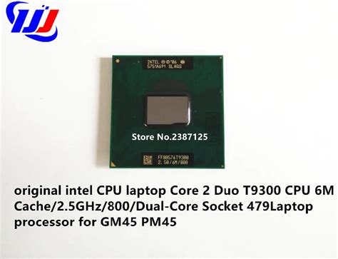 Original Intel Cpu Laptop Core Duo T Cpu M Cache Ghz Dual Core Socket Laptop
