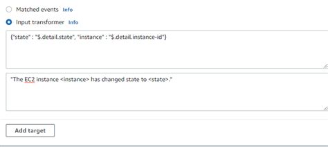 Aws Eventbridge Rule Complains That Target Is Not A Valid Json Format Raws