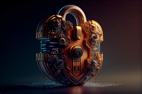 premium photo conceptual cyber security encryption technique for data