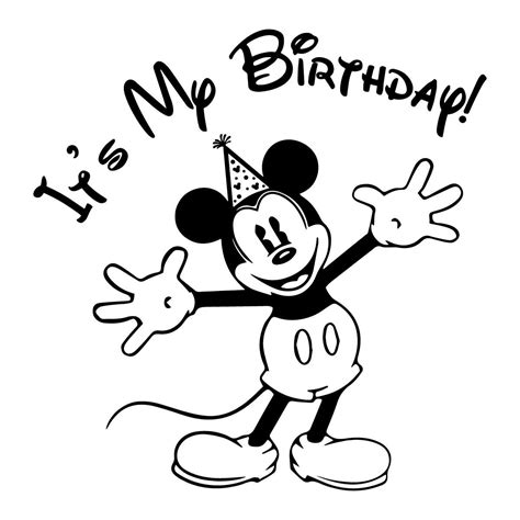 Happy Birthday Disney Mickey Mouse Svg My Birthday Mickey S Inspire Uplift