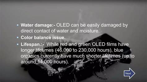 Oled Solid State Light Emitting Diode Display Technology PPTX